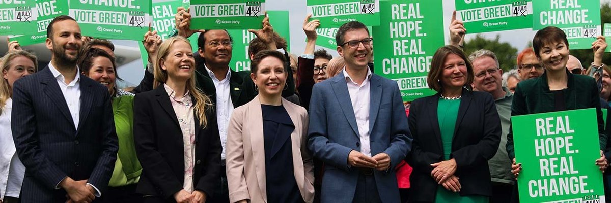 What do those considering voting Green think of the party?