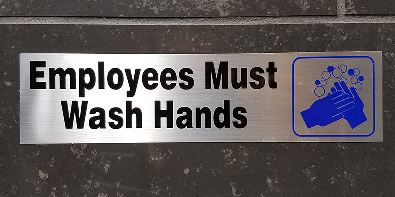 One in six male workers say they don’t always wash their hands after ...
