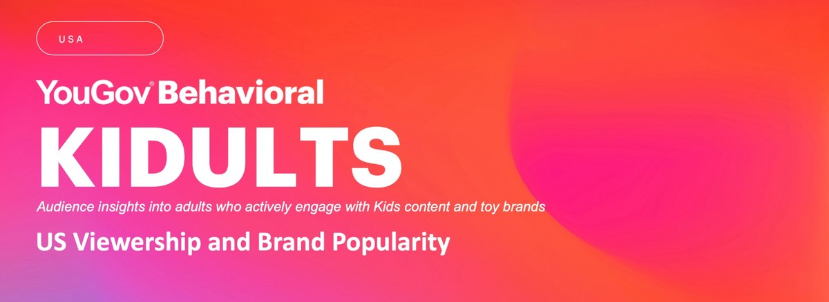 YouGov Behavioral: Kidults - US Viewership and Brand Popularity Report